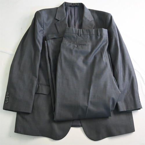 Jos A Bank 48R 44x32 Blue Sharkskin Regal Travelers 100% Wool Jacket ...