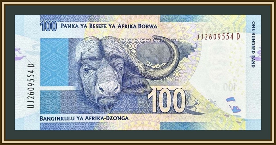 South Africa 100 Rand 2015 P-141 (141b) UNC | eBay