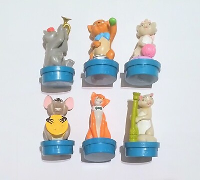 DISNEY SMARTIES ARISTOCATS CAKE TOPPERS FIGURINES SET FIGURES ...