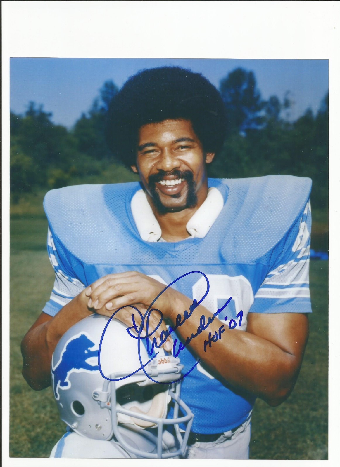 Detroit Lions Charlie Sanders Autographed 8x10 with COA NICE NFL Hall ...