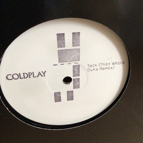 Coldplay Talk single sided promo thin white Duke remix 2006 House ...