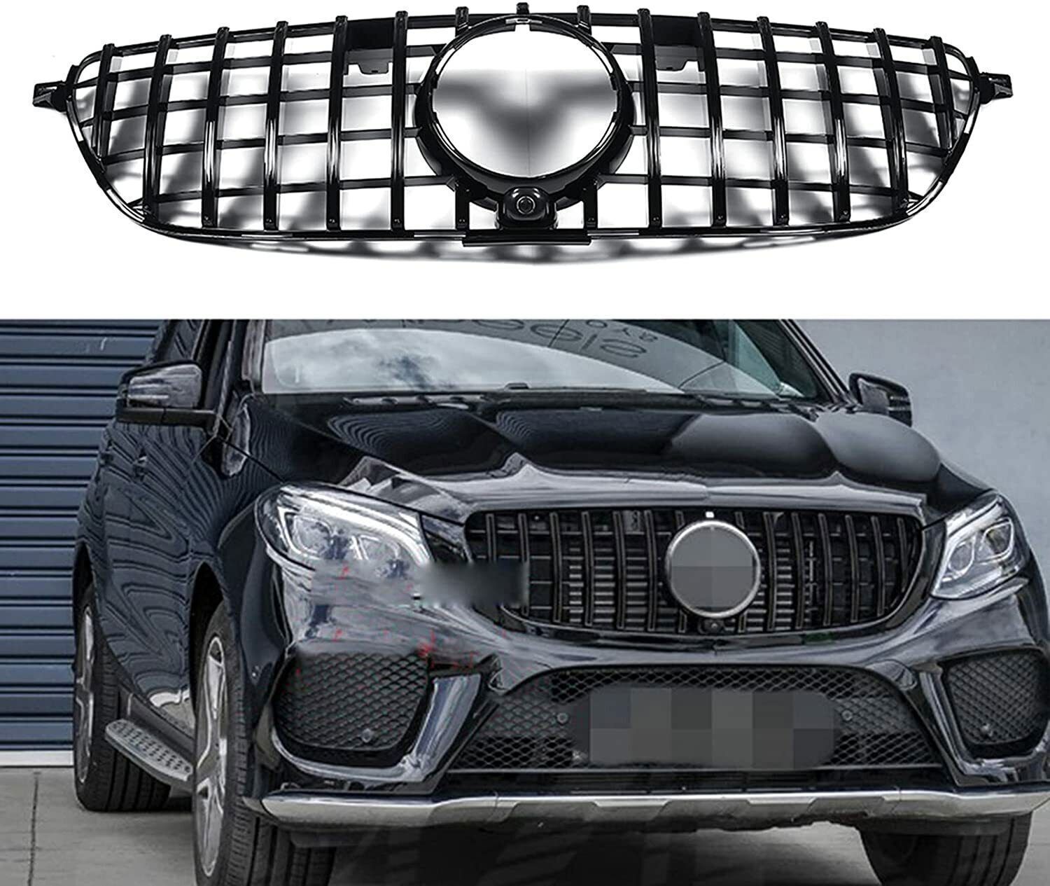 For Mercedes Benz Gle-Class W166 2016-2018 Car Front Grill Grille ...