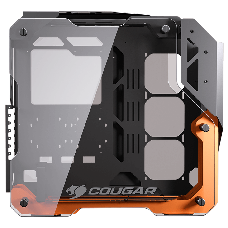 Open-Frame Computer Chassis ATX 360mm Radiator Aluminum Alloy Glass PC ...