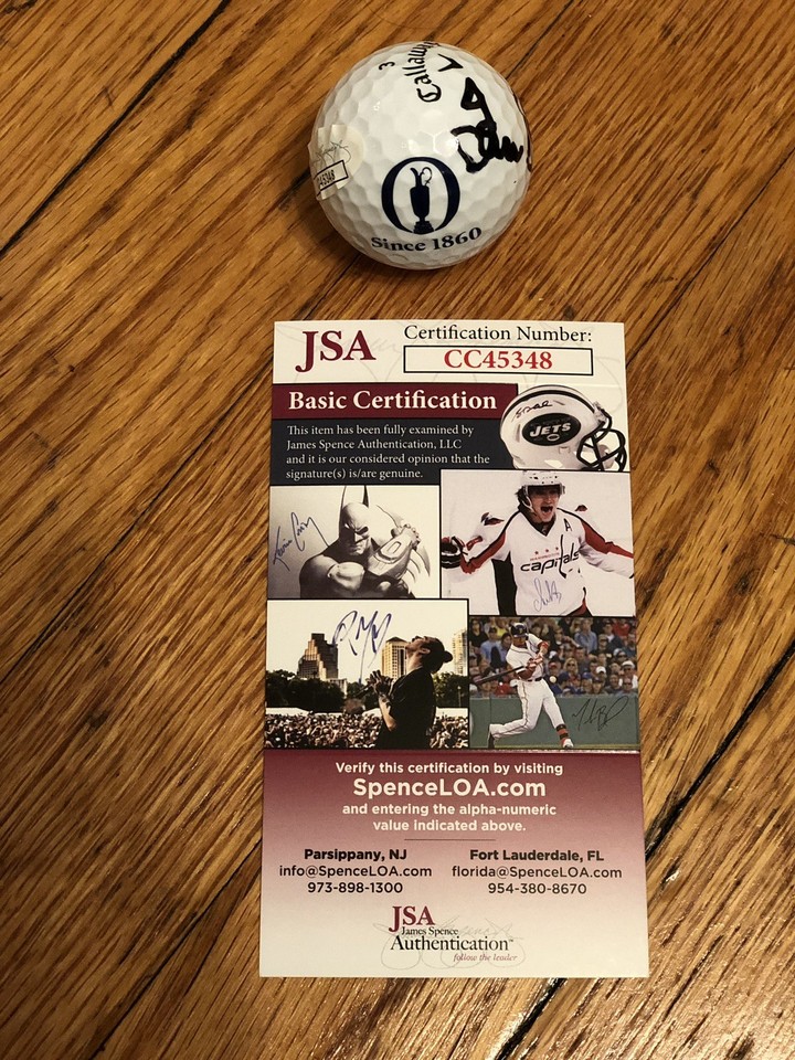 IAN BAKER FINCH SIGNED BRITISH OPEN CHAMPIONSHIP GOLF BALL RARE JSA | eBay