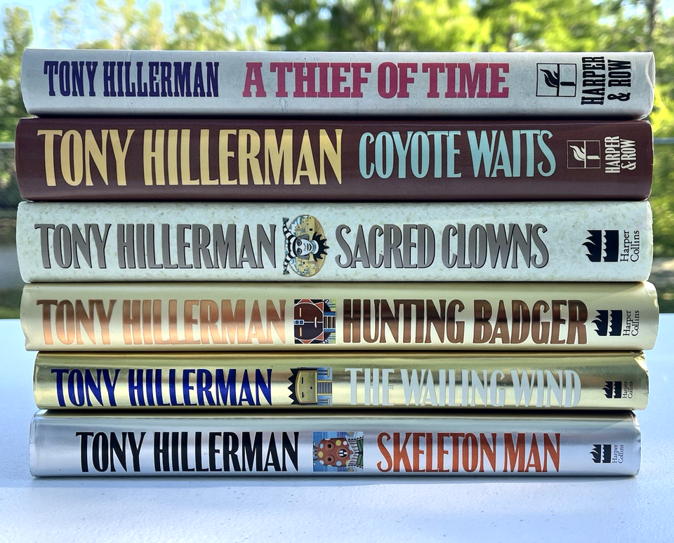 Lot of 6 Tony Hillerman Hardcover Books Leaphorn and Chee 1st First ...