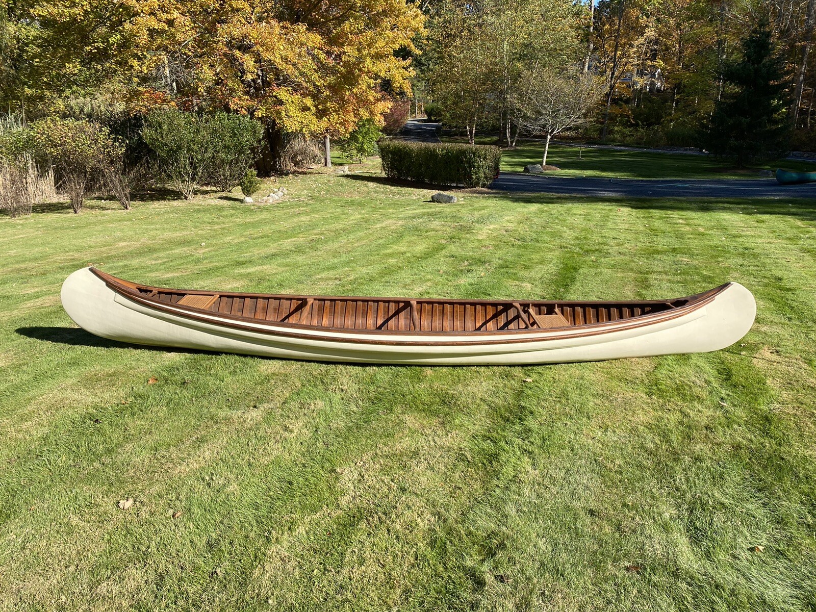1946 Old Town Wood & Canvas Canoe (Beautiful) NY | eBay