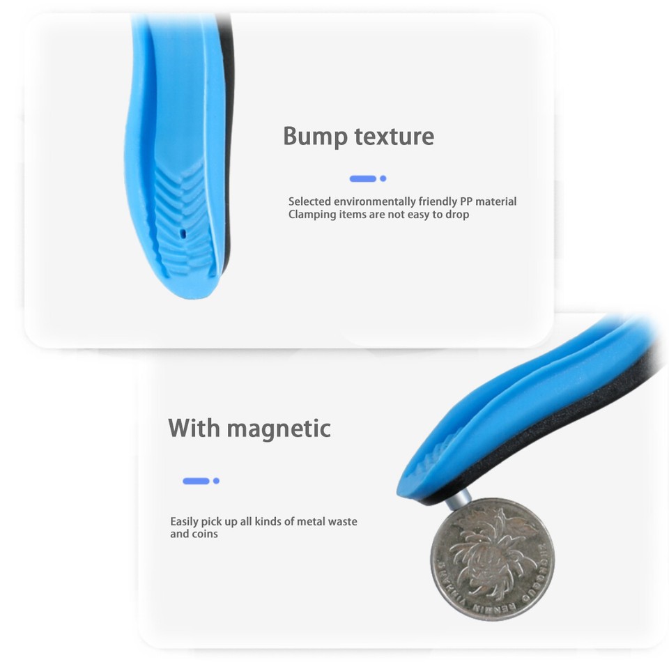 Industrial Grabber Tool Heavy Duty Pick Up Stick Hand Grip Reach Trash ...