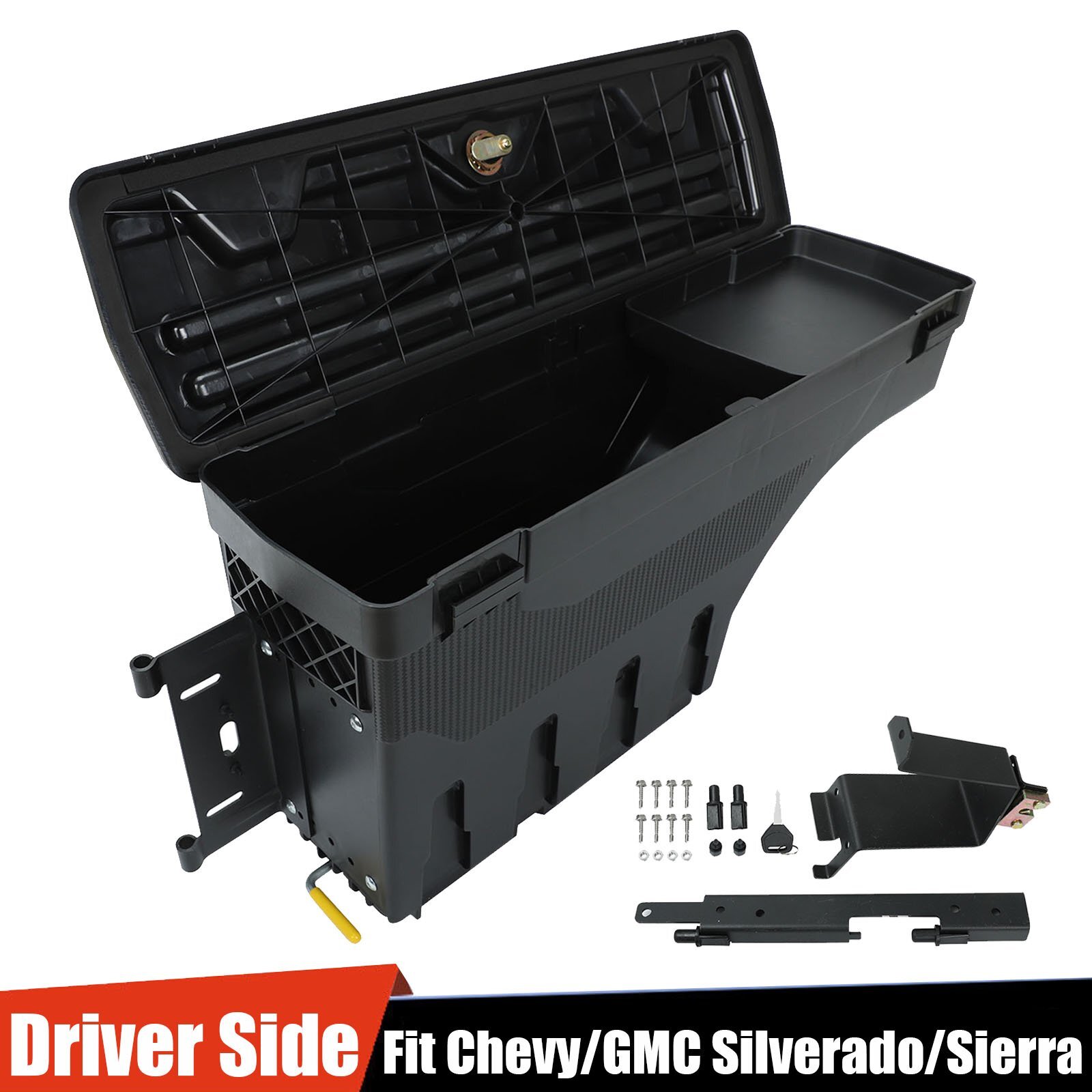 Swing Case Bed Storage Box Driver Side For 2019+ Chevy Silverado GMC ...