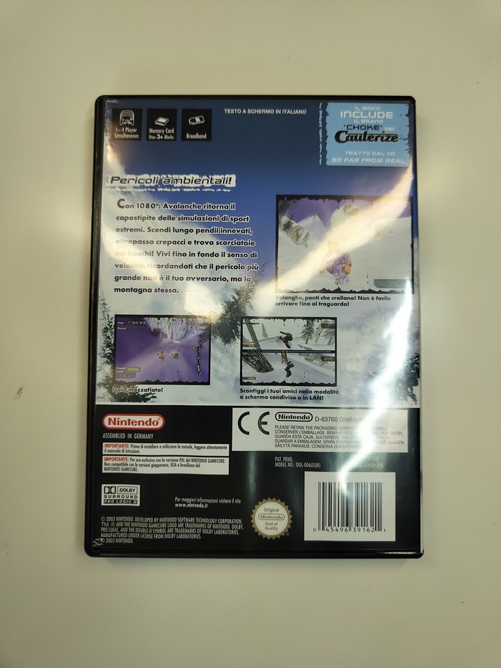 NINTENDO GAMECUBE 1080 AVALANCHE PAL ITALIANO COMPLETO COME NUOVO ...