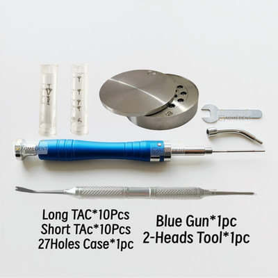 Dental GBR TAC Pins Auto Tack Gun Automatic Bone Titanium Tacs Guide ...