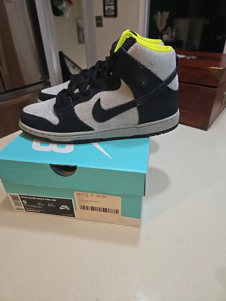 Nike Dunk SB High Black Base Grey for Sale | Authenticity Guaranteed | eBay