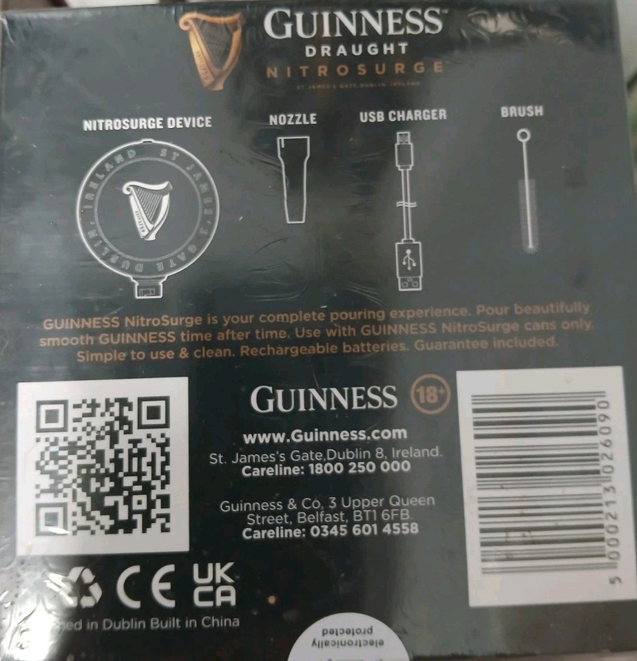 Guinness Draught Nitrosurge Device Brand New Sealed Surger Unit by ...