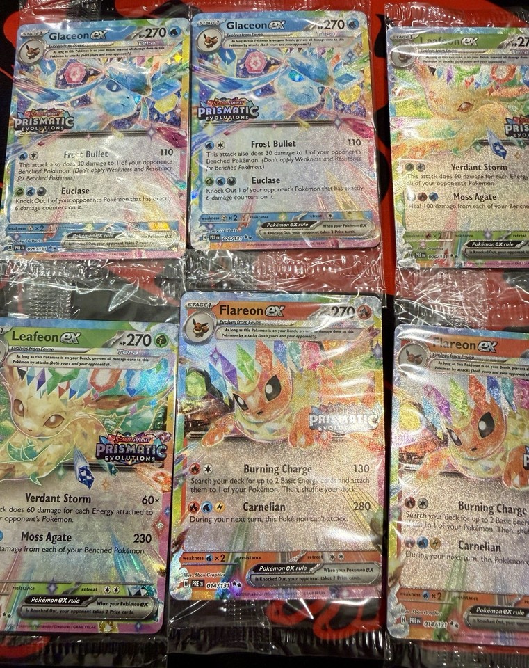 Sealed Prismatic Evolution Surprise Box Stamped Promos X 13 | eBay