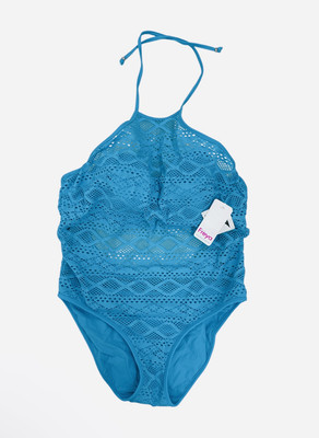 Freya DEEP OCEAN Sundance Underwire High Neck Cutout Swimsuit, US 34DDD ...