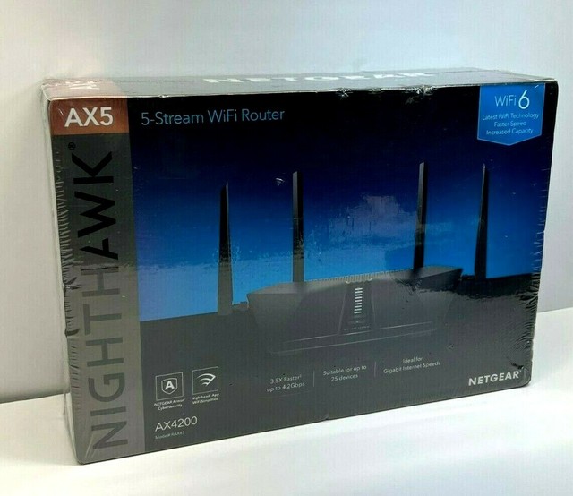 NETGEAR Nighthawk RAX43 Dual-Band Wi-Fi 6 Router for sale online | eBay