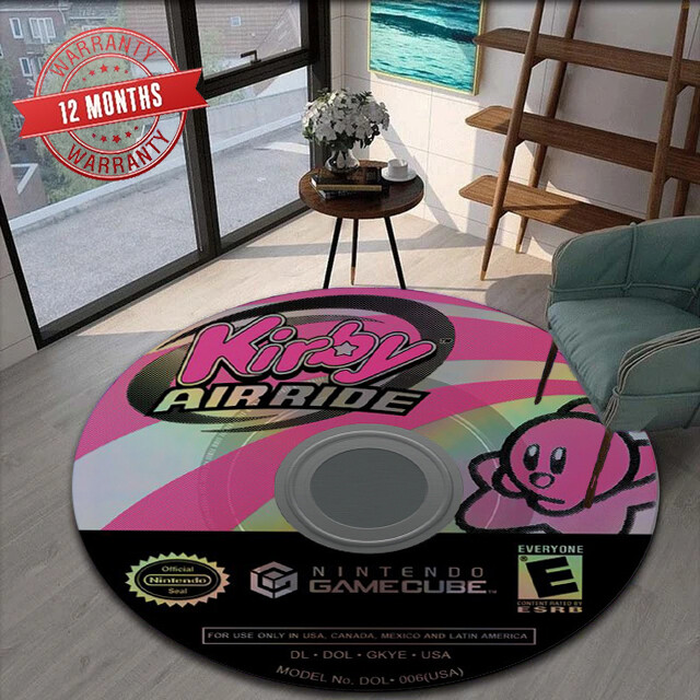 Kirby Rug, GameCube Room Decor Nintendo Gifts, Nostalgic Home Decor ...