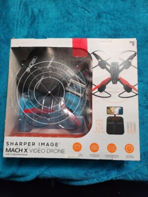 Sharper Image Mach X drone (complete but not working - for parts) | eBay