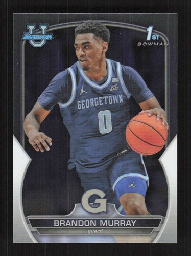 Brandon Murray 2022 Bowman University Chrome 1st Georgetown #40 | eBay
