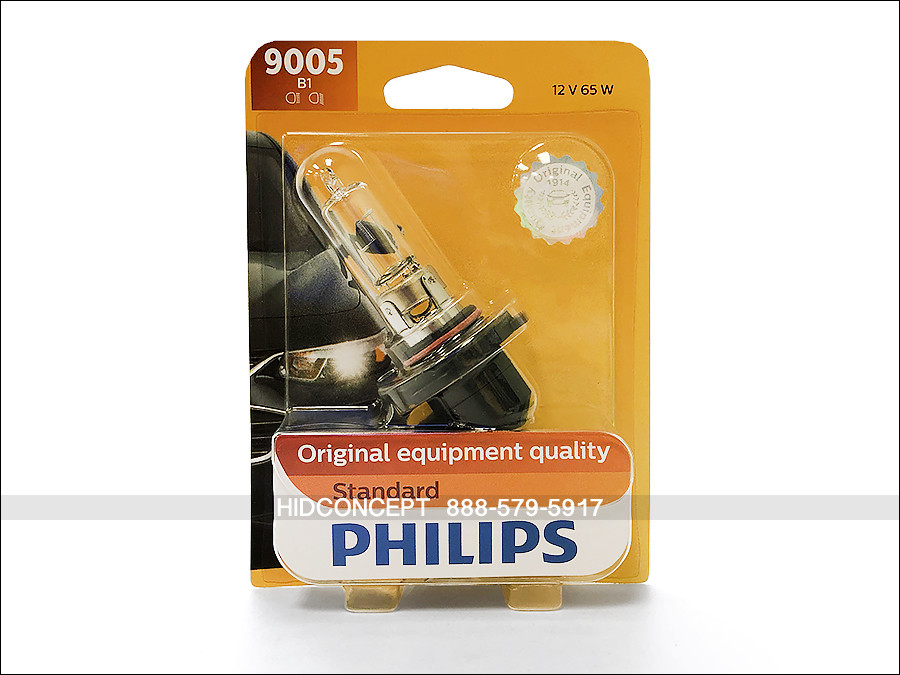 Philips 9005 HB3 OEM Original Standard Headlight Halogen Bulb | 9005B1 ...