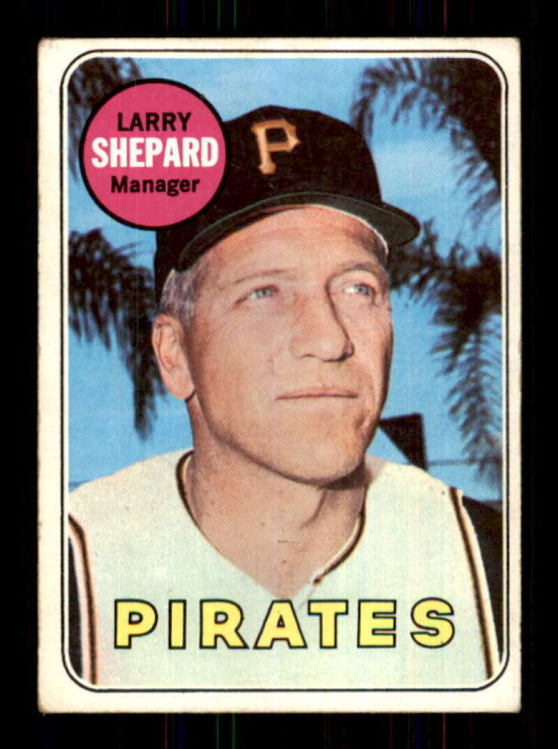 1969 Topps #384 Larry Shepard GVG Pirates MG 514024 | eBay