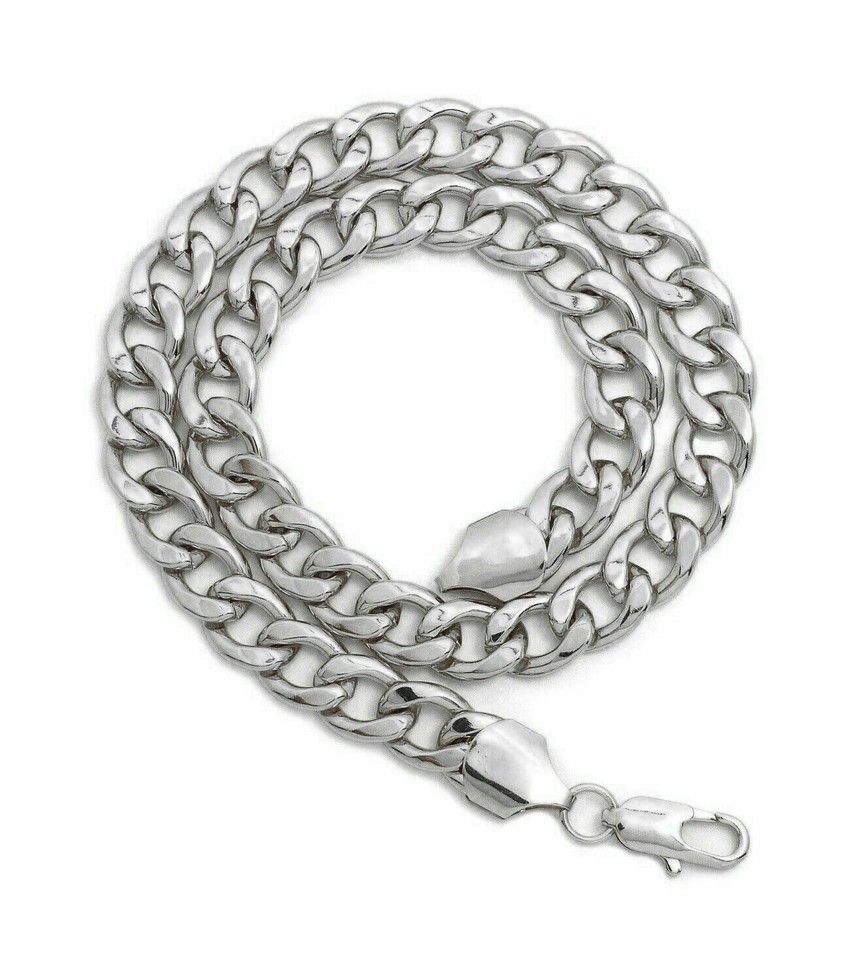 Hip Hop Iced Initial Letter R Pendant & 11mm 20" Cuban Choker Chain ...