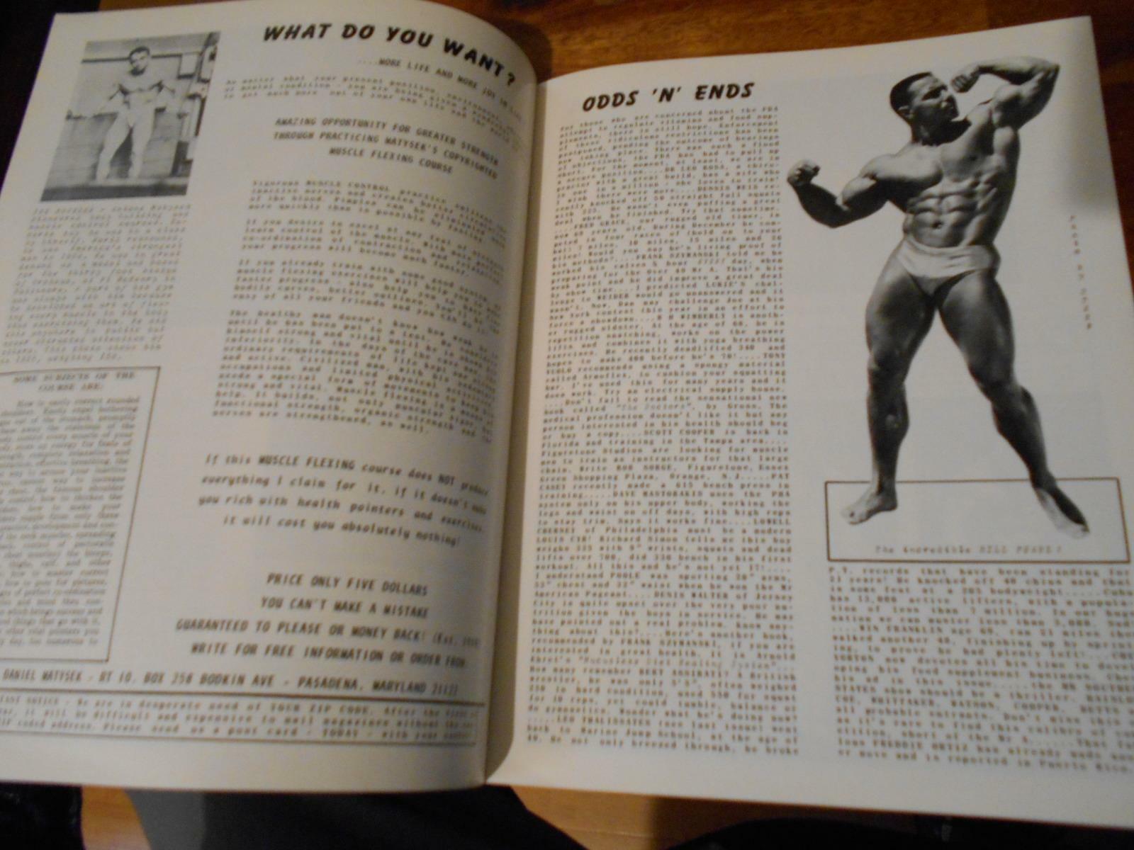 THE FLORIDA WEIGHT-MAN bodybuilding muscle magazine/booklet JAMES ...