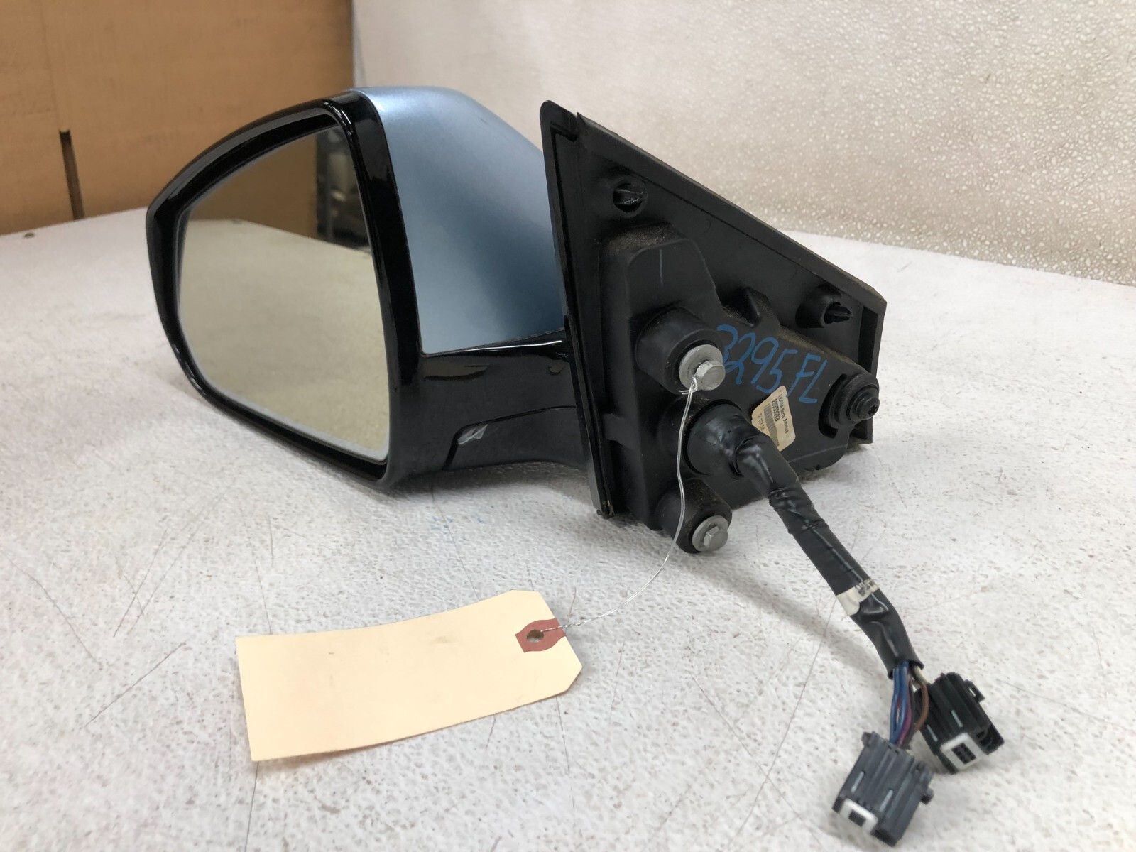 10-15 CADILLAC SRX FRONT LEFT EXTERIOR REAR VIEW MIRROR LIGHT BLUE, OEM ...