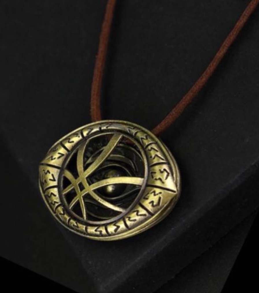 Dr Doctor Strange Amulet Necklace Pendant The Eye of Agamotto Costume ...