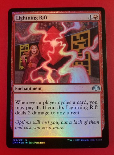 1x Lightning Rift | FOIL | Dominaria Remastered | MTG Magic Cards | eBay