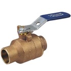 Nibco Nj8310d S-585-70 2 Inch Bronze Full Port Ball Valve Lever Handle ...