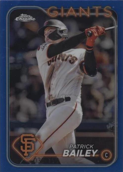 2024 Topps Chrome - Patrick Bailey #194 Blue Refractor /150 for sale ...