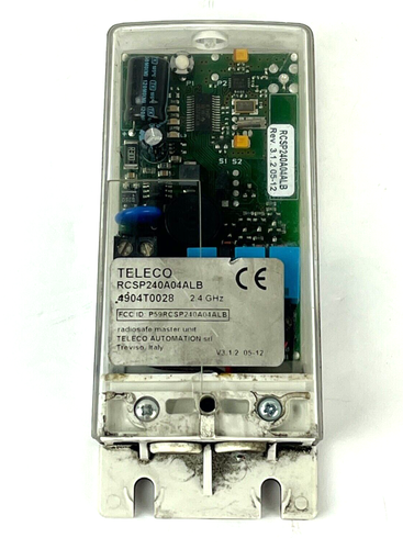 TELECO AUTOMATION RCSP240A04ALB RADIOSAFE MASTER UNIT 2.4Ghz 12/24V ...