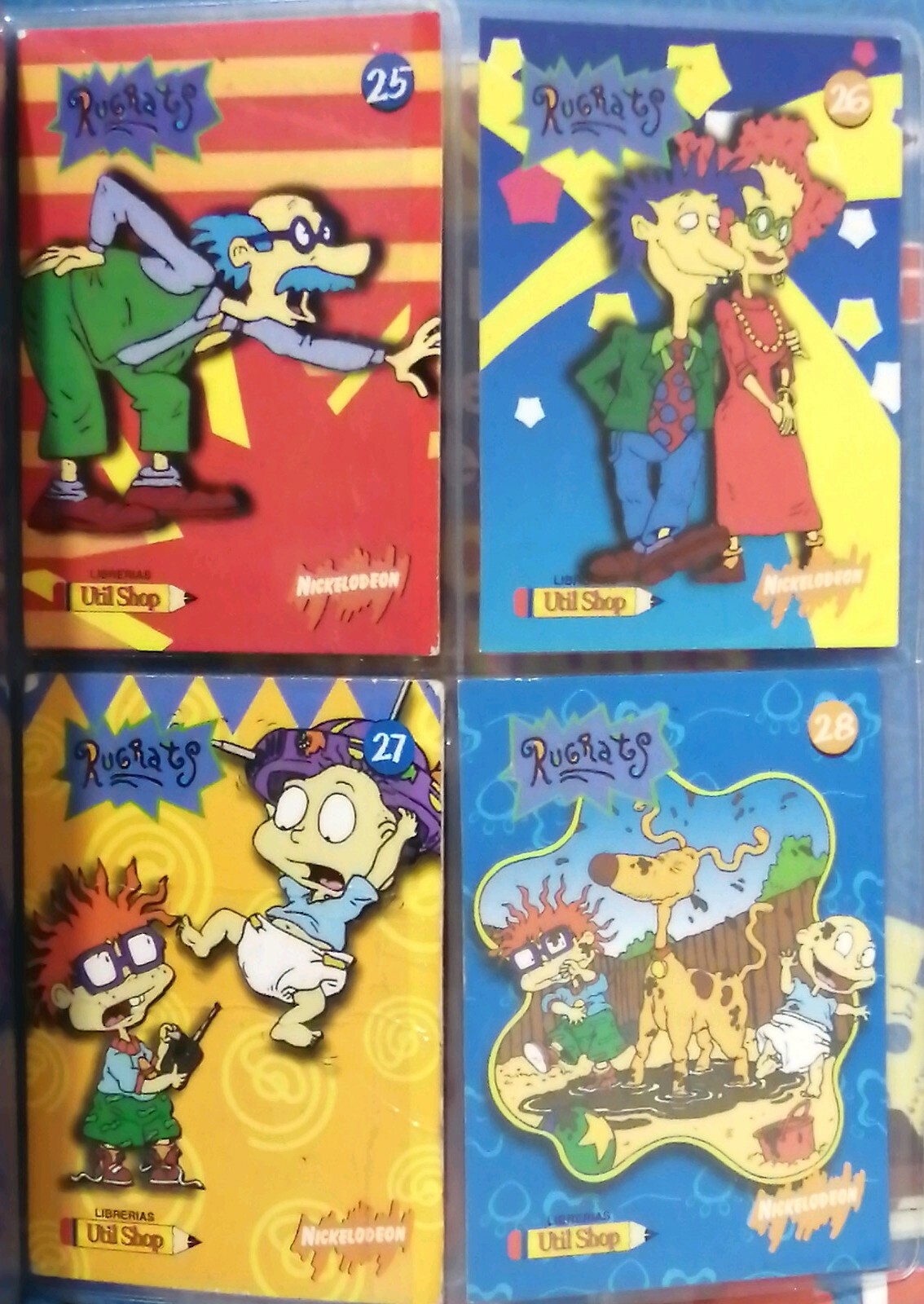 RUGRATS Complete Set Trading Cards Collector Nickelodeon PERU 1998 ...