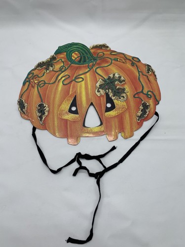 6 Vintage 1985 Dept. 56 Die Cut Halloween Masks: Witch, Pumpkin Bat ...