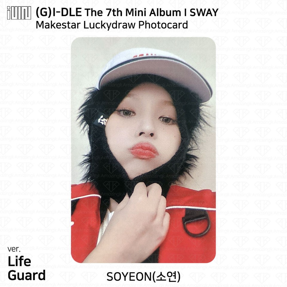 (G)I-DLE G-IDLE 7th Mini Album I SWAY Makestar Lucky Draw Photocard ...