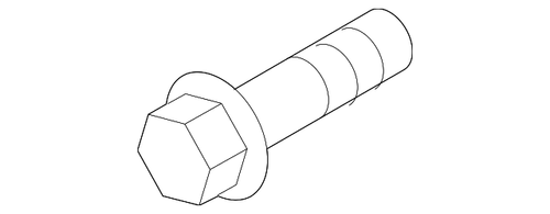 Genuine Nissan Rear Lower Control Arm Bolt 54580-1LA2B | eBay