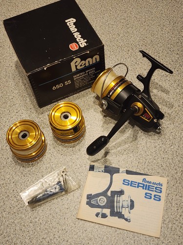 Penn 650SS Spinning Reel W/ Box - EXCELLENT Condition - Fishing Reel ...