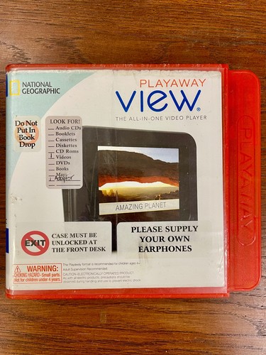 Various PLAYAWAY View Pre-Loaded Video Players in GOOD condition | eBay
