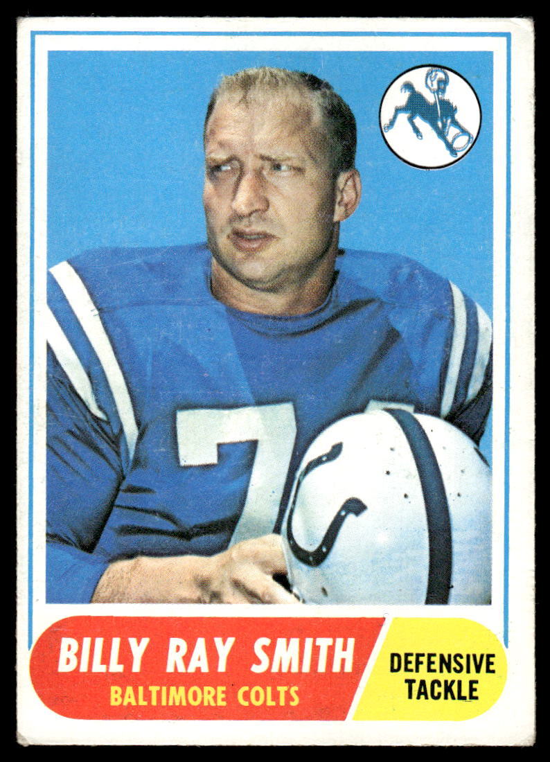 1968 Topps Billy Ray Smith #22 Baltimore Colts Football Card | eBay