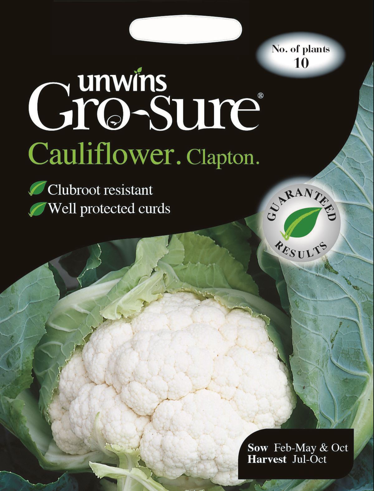 Unwins Pictorial Packet - Vegetable - Cauliflower Clapton F1 - 10 Seeds ...