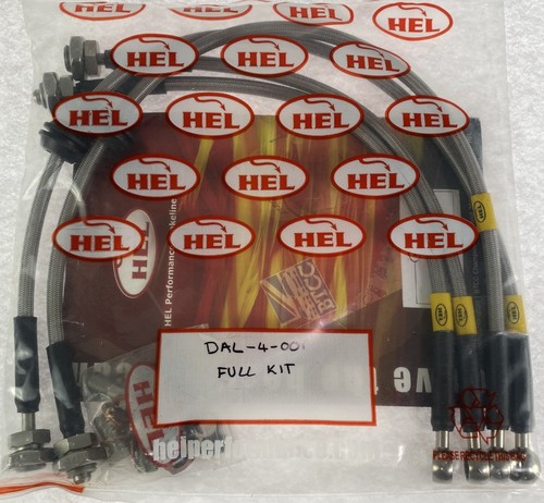 HEL PERFORMANCE DALLARA STRADALE STAINLESS STEEL BRAIDED BRAKE LINES ...