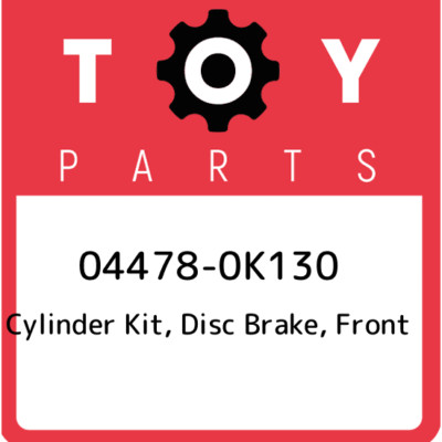 04478-0K130 Toyota Cylinder kit, disc brake, front 044780K130, New ...