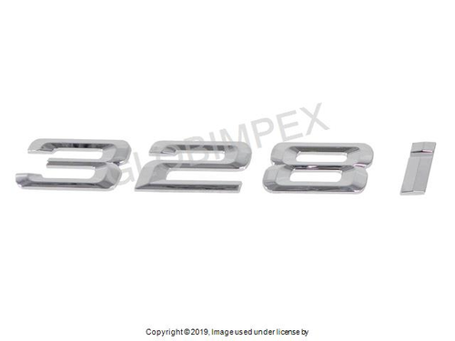 BMW 328i 328i xDrive (2012-2016) Emblem - "328i" for Trunk Lid GENUINE ...