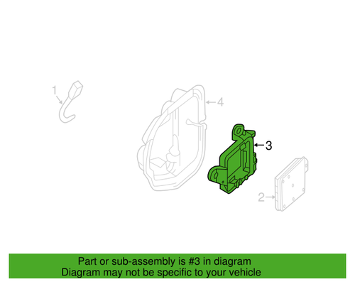 Honda 36932-TZ3-A11 Right Bracket Assembly for 2015-2020 Acura TLX New ...