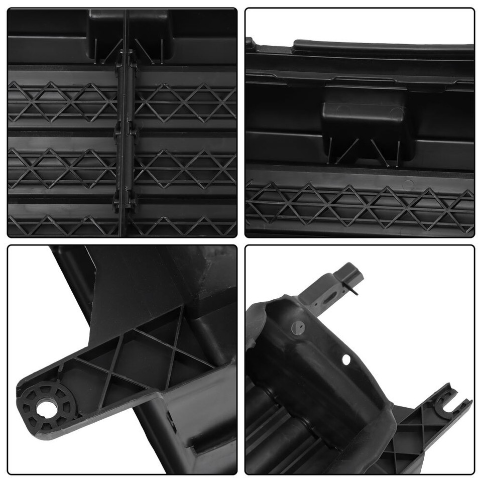 For 15-17 Ford F-150 Upper&Lower Radiator Grille Air Shutter Assembly ...