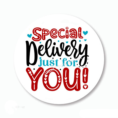 Special Delivery for You Scrapbook Stickers Happy Mail Labels Envelope ...