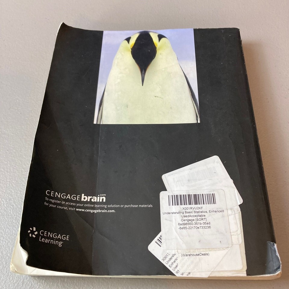 Understanding Basic Statistics Corrinne Pellillo, Brase, Charles 9781305254060| eBay