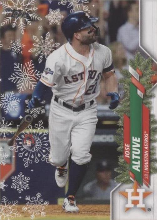 2020 Topps Holiday - Rare Short Print Variations Jose Altuve #HW138 ...