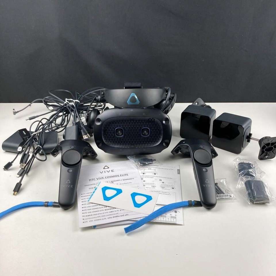HTC Vive Cosmos Elite VR Headset Complete Set System Virtual Reality ...