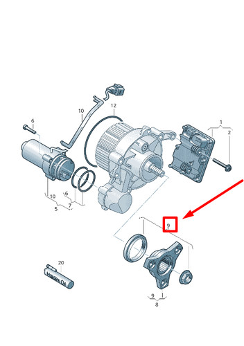 NEW AUDI A1 MK1 DRIVE FLANGE SHAFT OIL SEAL 02D598275A ORIGINAL | eBay